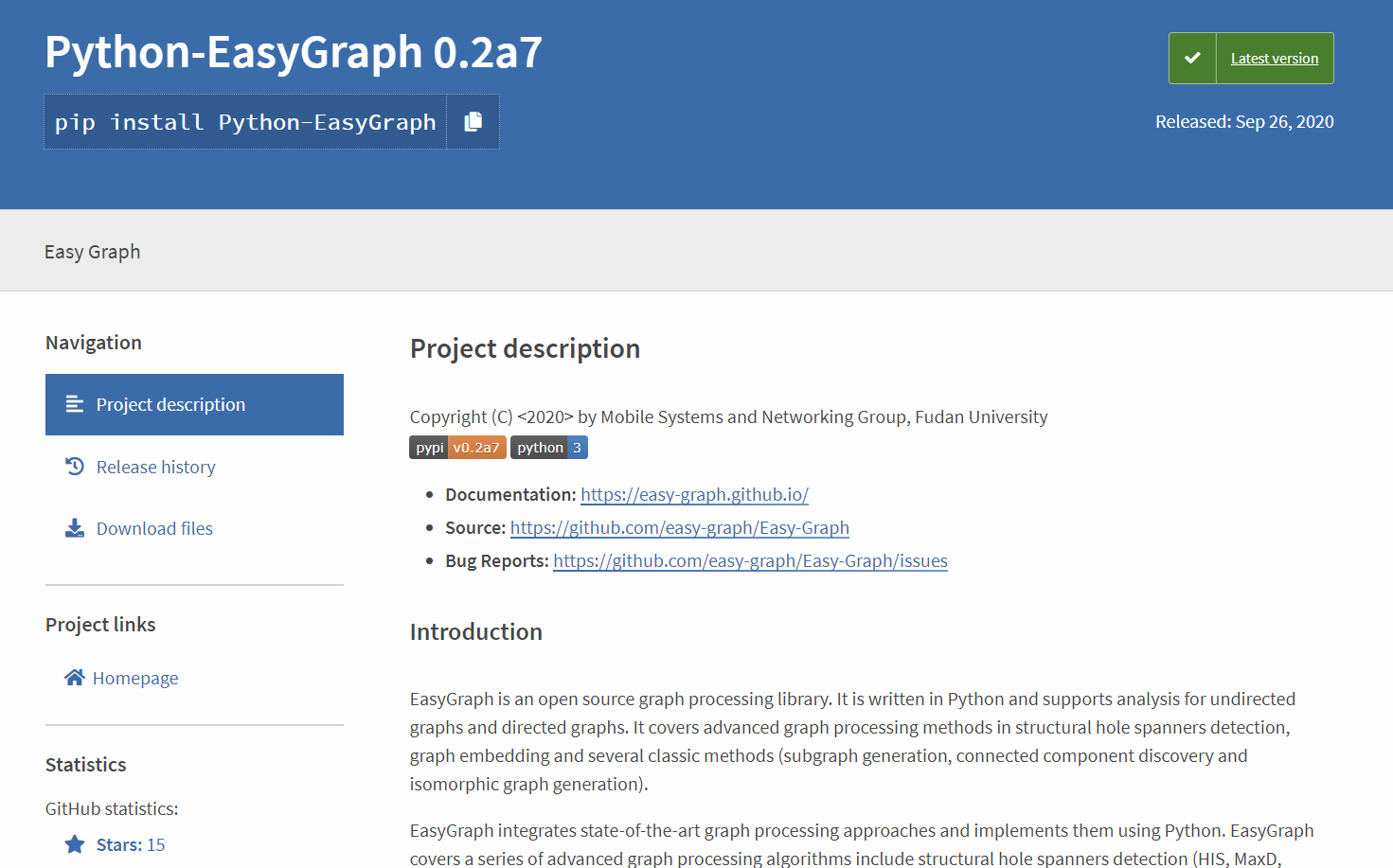 EasyGraph | Zheng LI